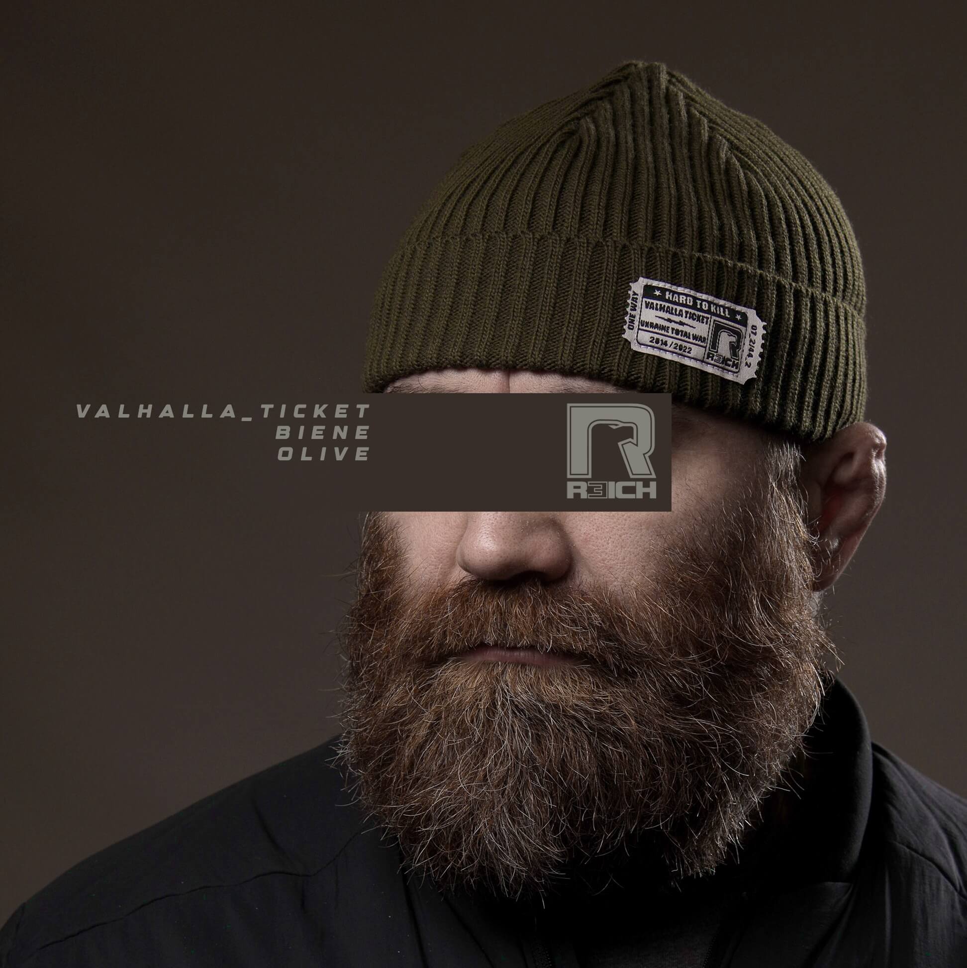 Купити [R3ICH шапка біні "Valhalla ticket" olive] – ціни, доставка ...