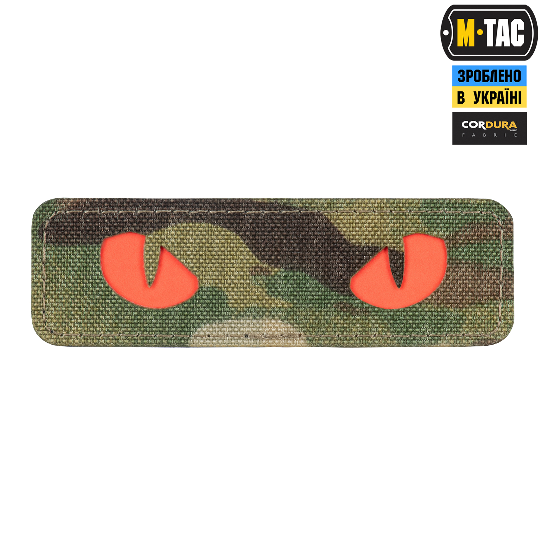 Купити [M-Tac нашивка Cat Eyes Laser Cut Multicam/Red/GID] – ціни ...