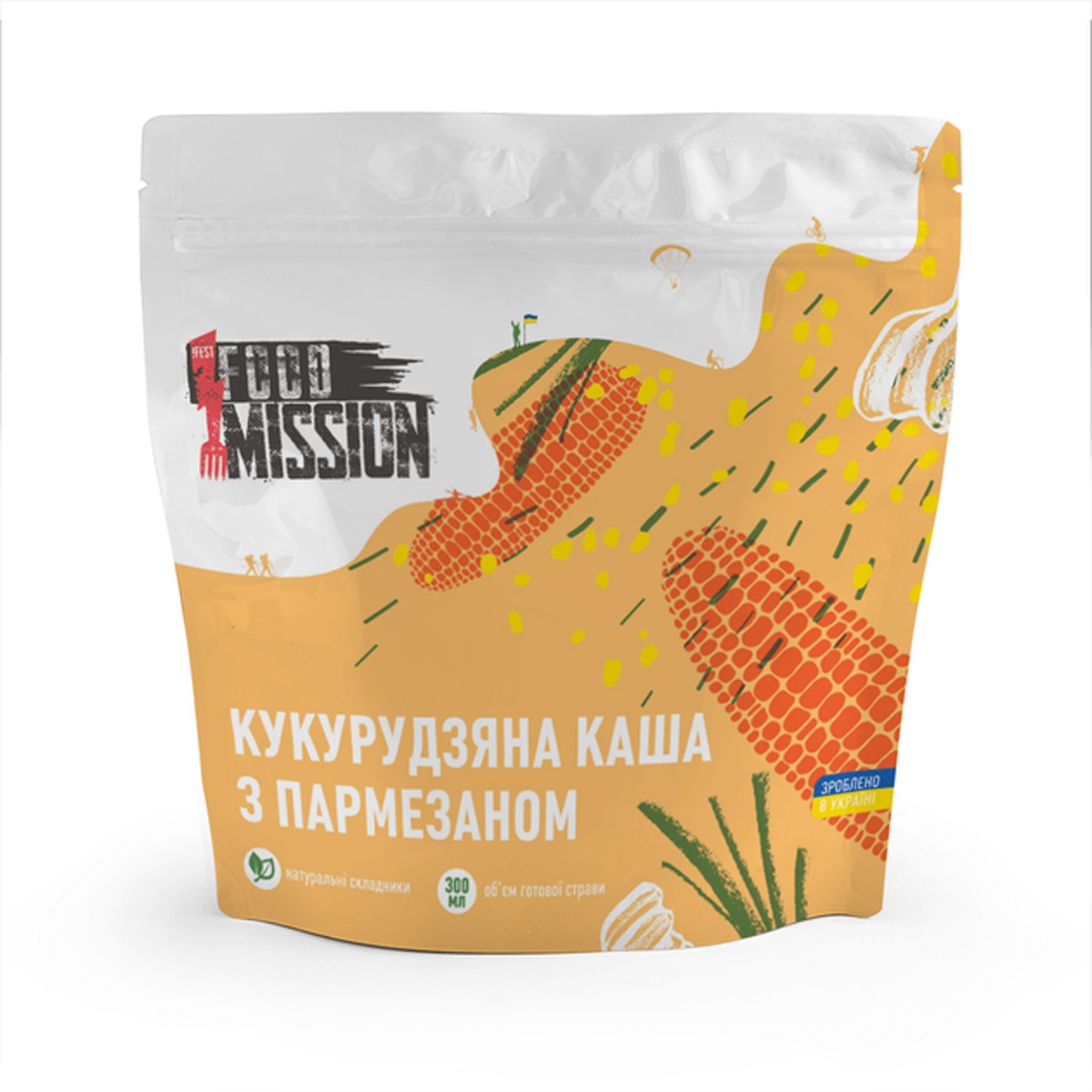 Купити [!FestFoodMission Кукурудзяна каша з пармезаном] – ціни ...