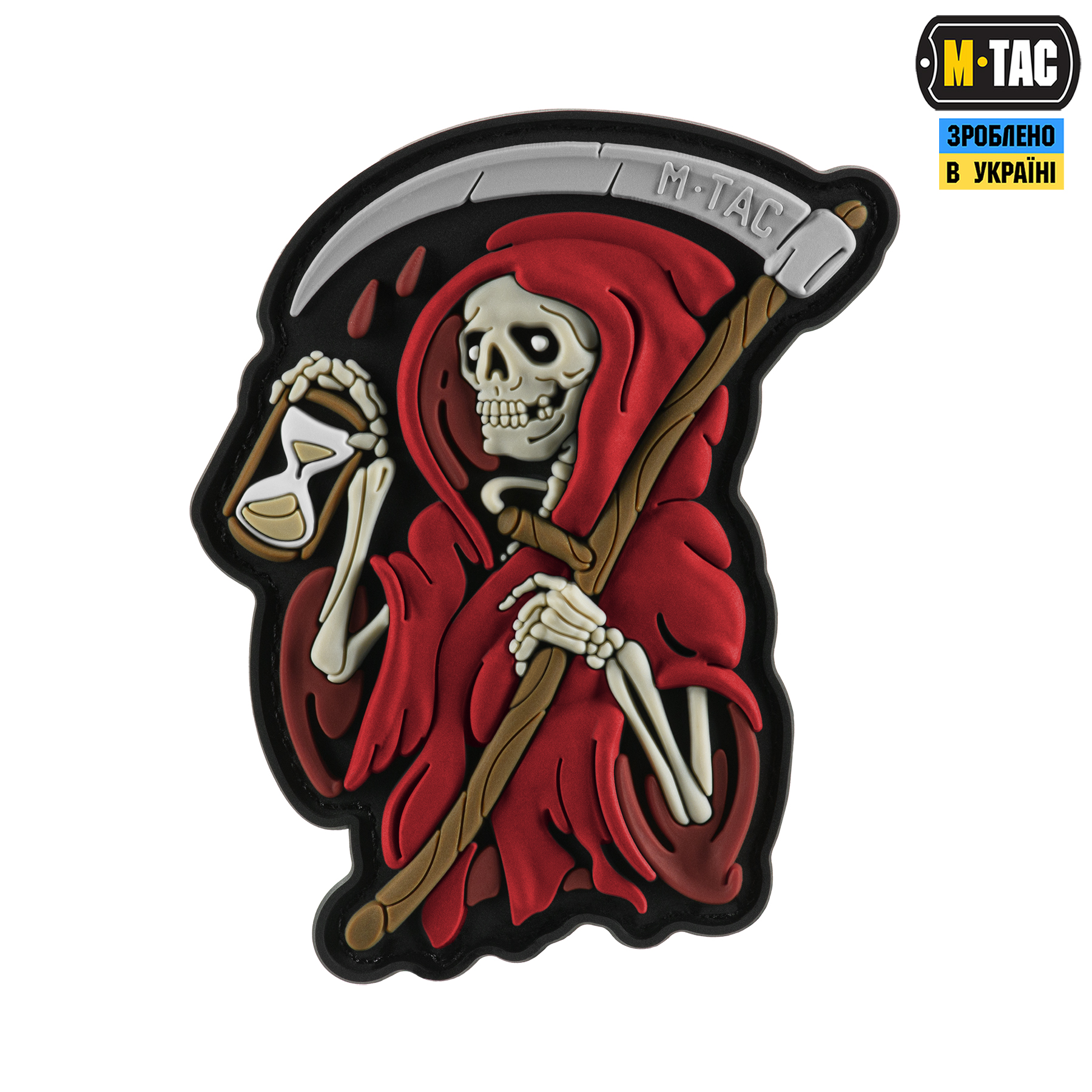M-Tac нашивка Time PVC Black/Red ціни в Києві, Харкові, Дніпрі, Одесі, Запоріжжі | купити в ...