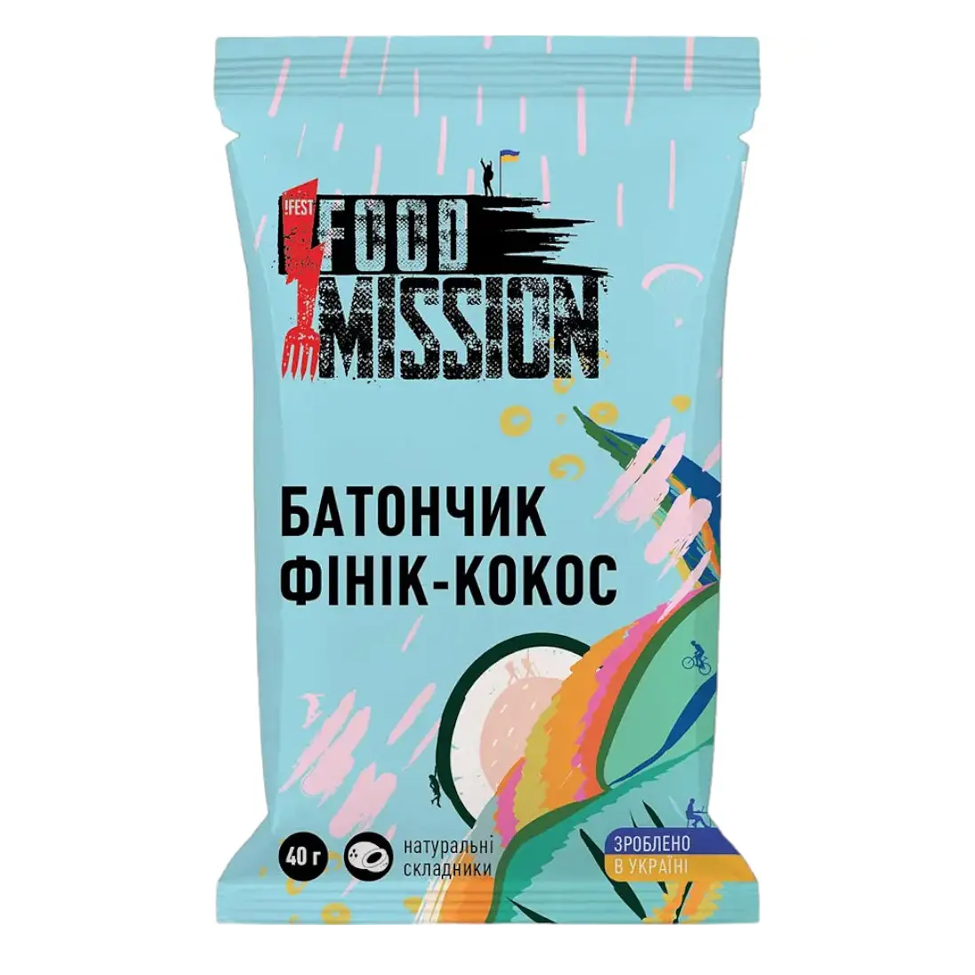 Купити [!FestFoodMission Батончик фінік-кокос] – ціни, доставка ...